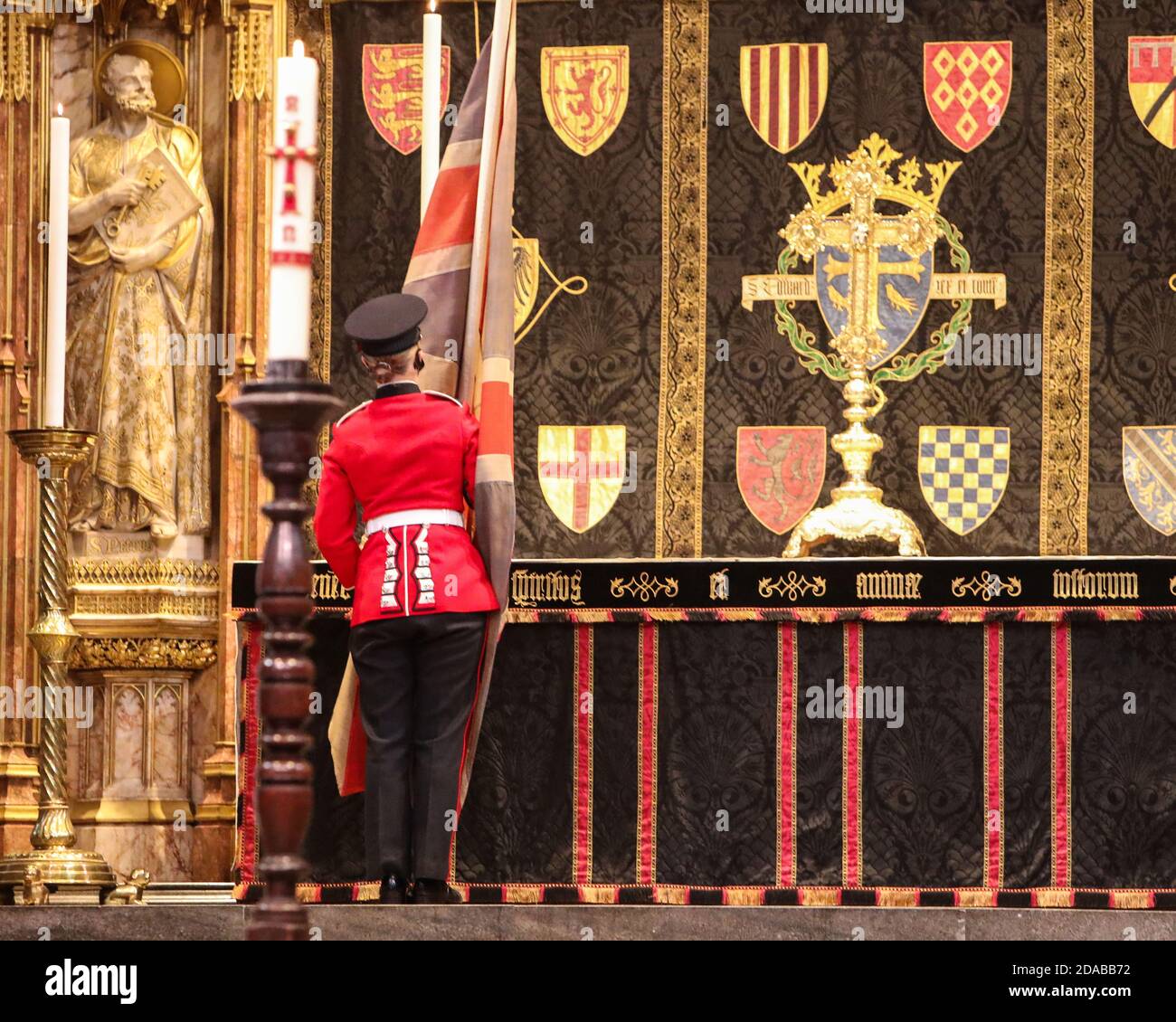 The Padre's Flag, used as an altar cloth by Reverend David Railton ...