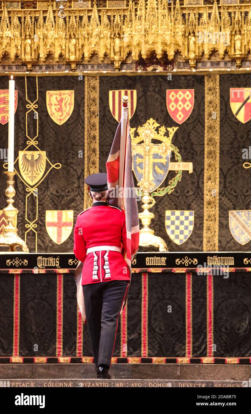 The Padre's Flag, used as an altar cloth by Reverend David Railton ...