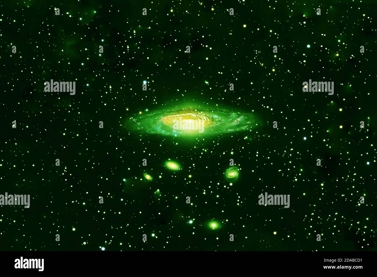 Green nebula in deep space hi-res stock photography and images - Alamy