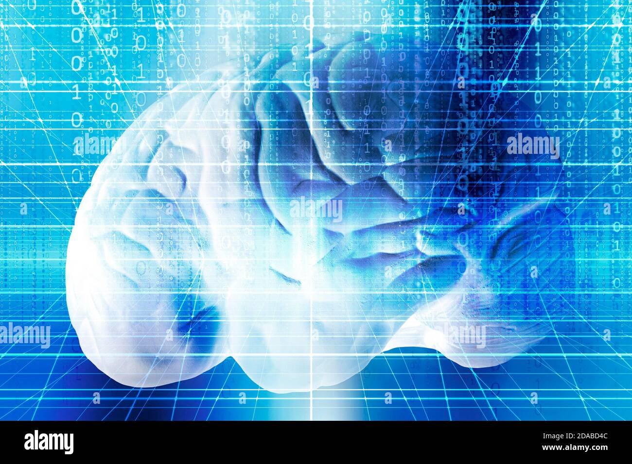 Neuroenhancement of human brain concept Stock Photo - Alamy