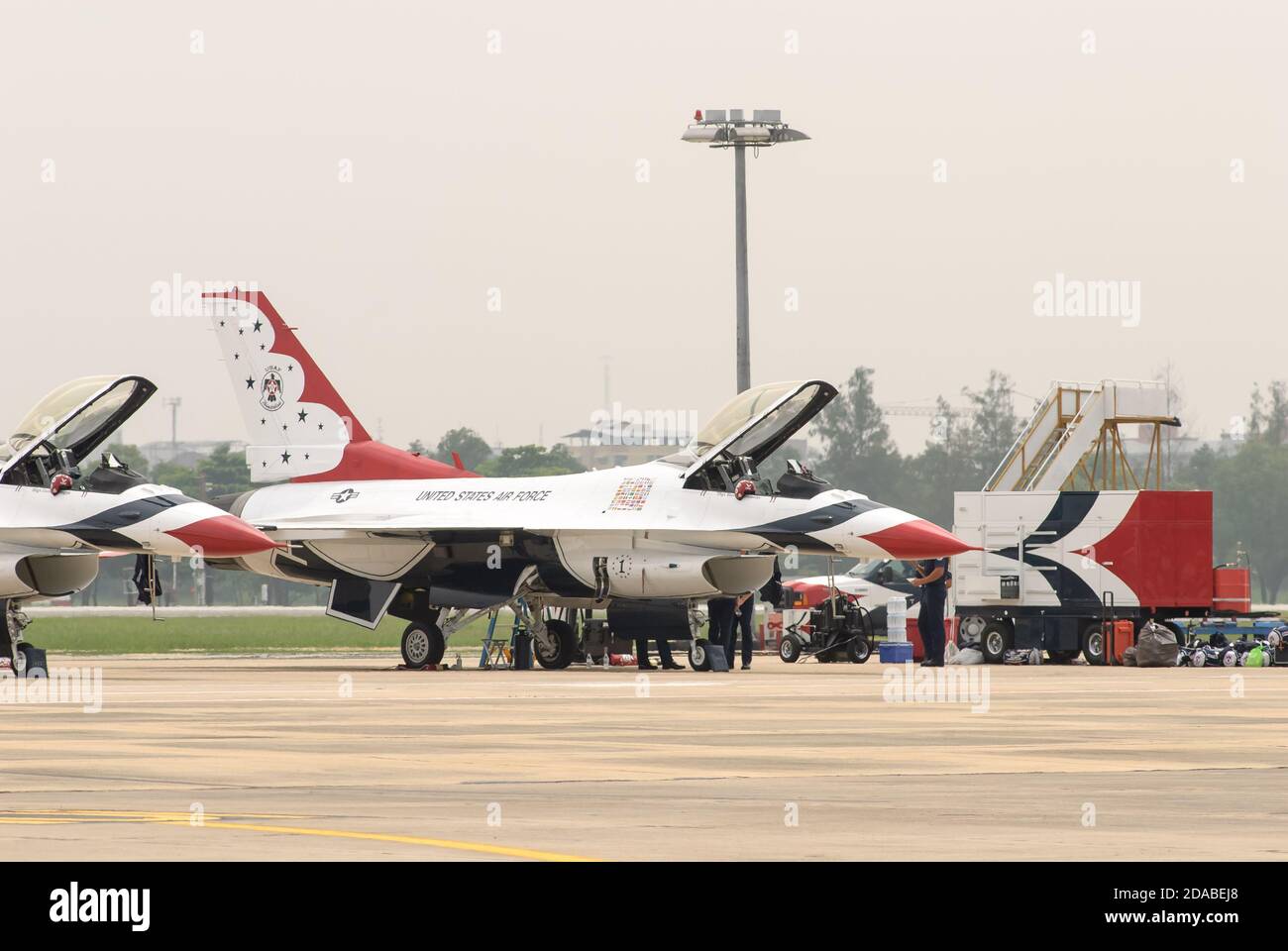 Bangkok, Thailand - October 9, 2009: United States Air Force ...