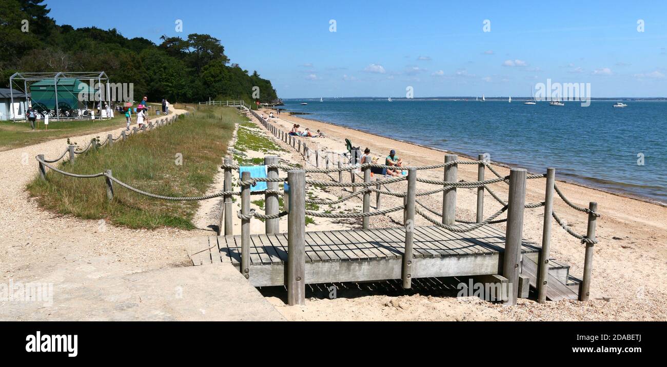 Osborne beach on the Isle of Wight Stock Photo - Alamy