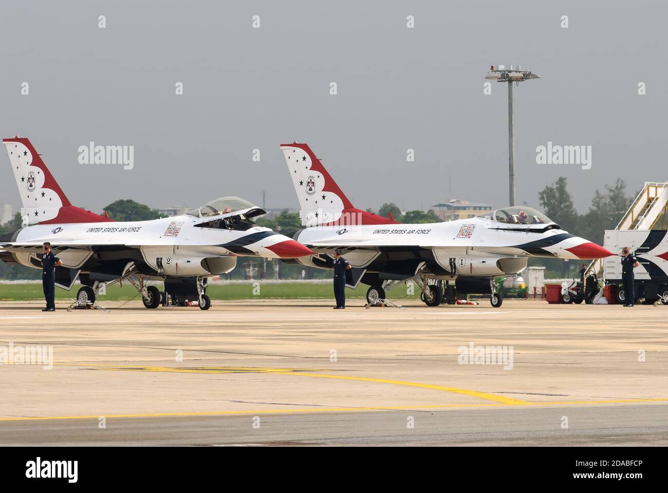 Bangkok, Thailand - October 9, 2009: United States Air Force ...