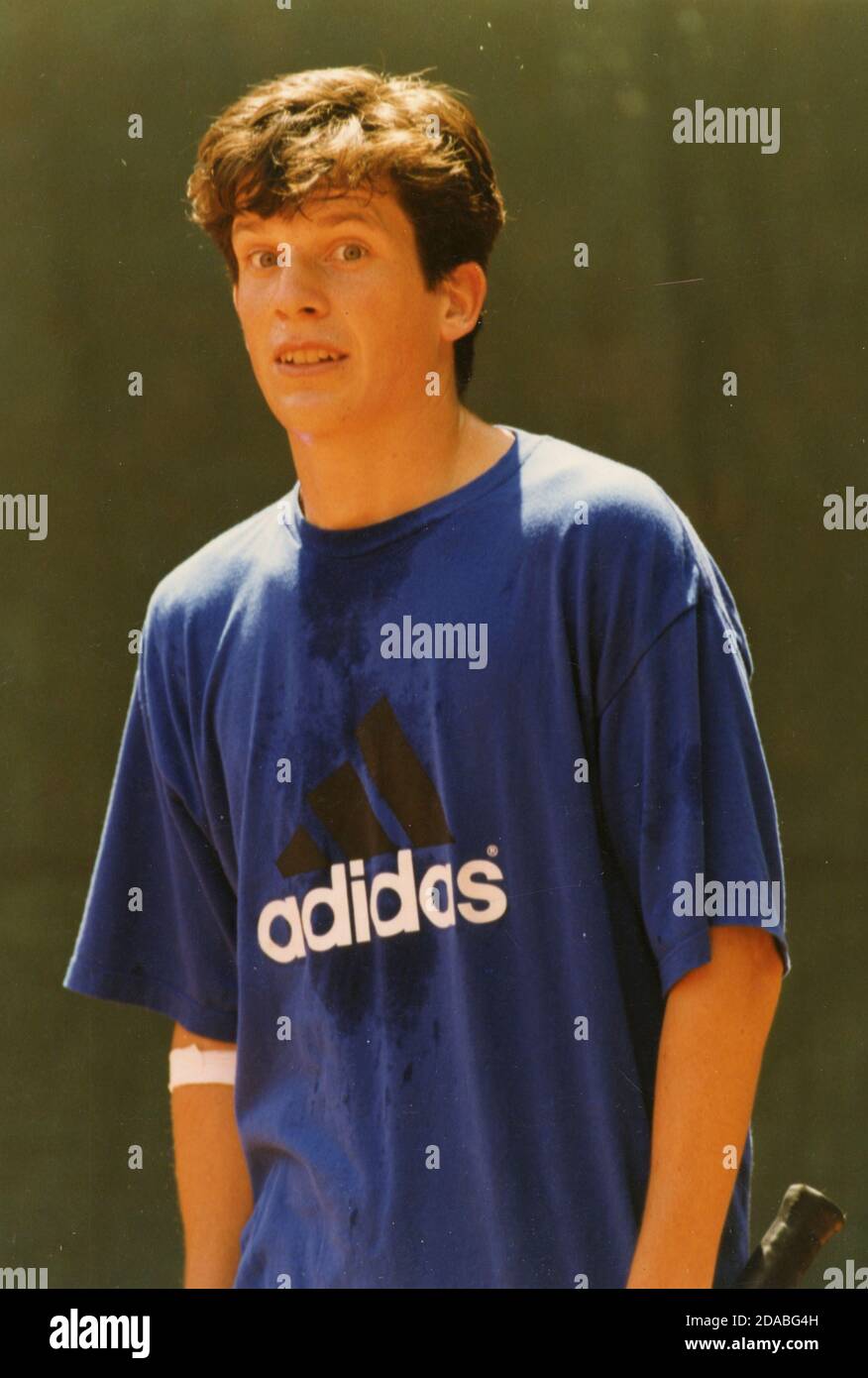 British tennis player Tim Henman, Rome, Italy 1997 Stock Photo - Alamy