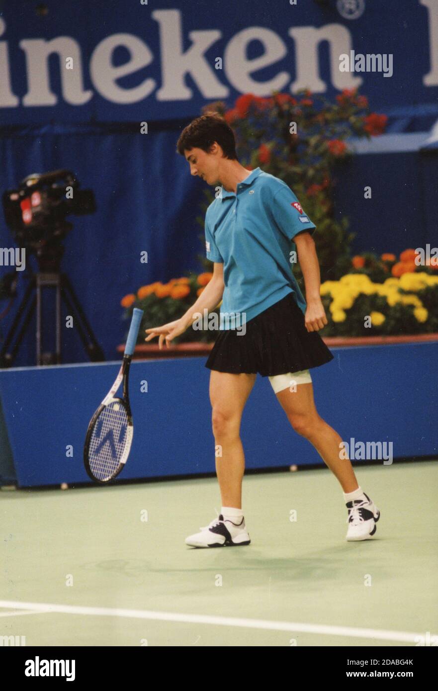 French tennis player Julie Halard-Decugis, Austin Open, USA 2000 Stock ...