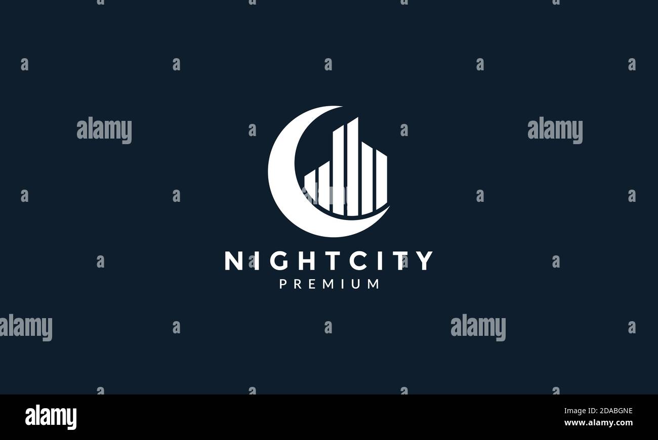 Crescent house Stock Vector Images - Alamy