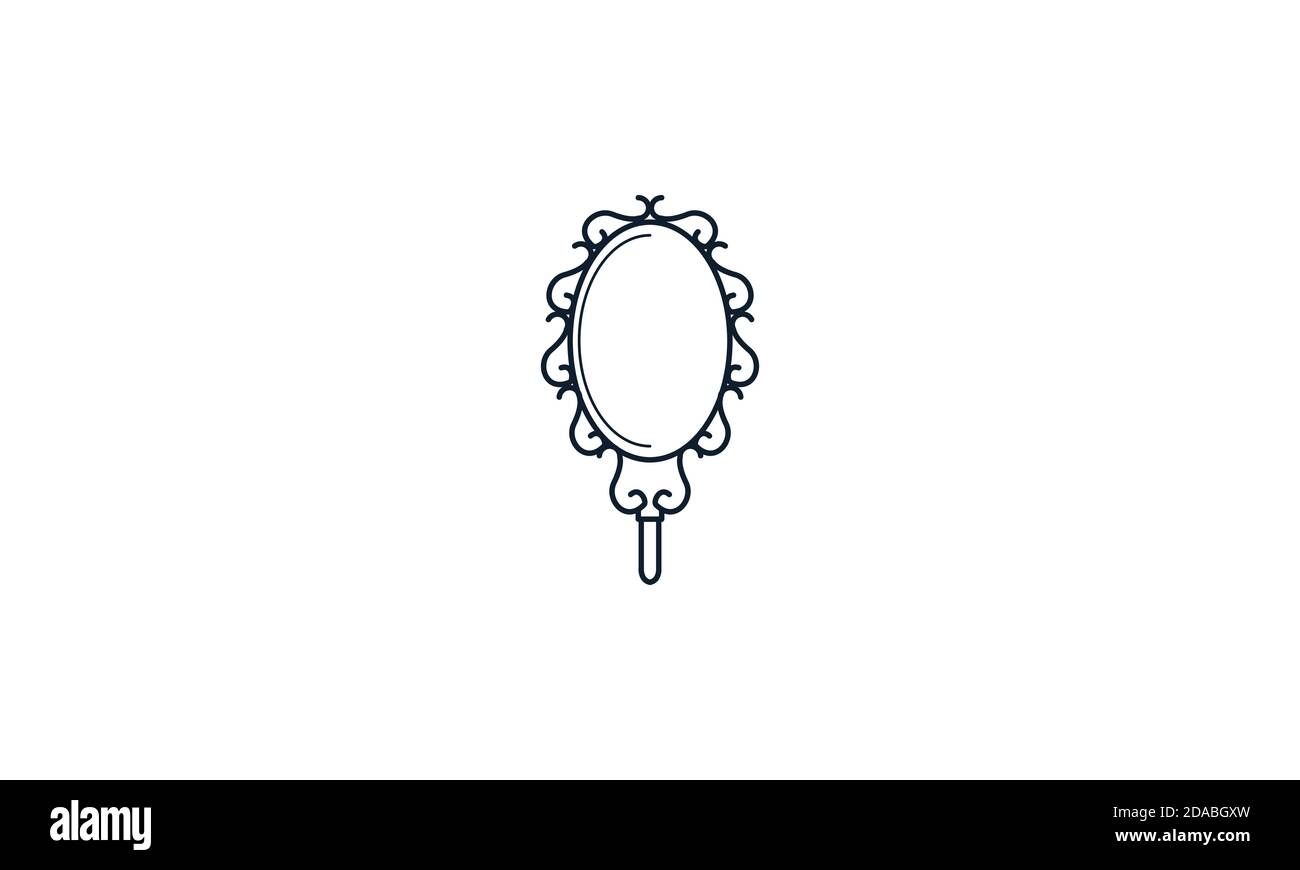 Antique Mirror Vector