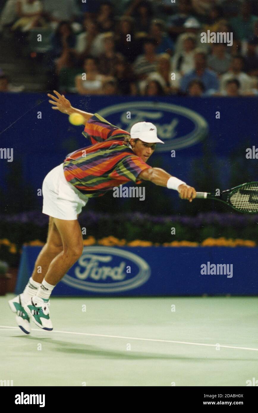 Australian tennis player Pat Rafter, Australian Open 1995 Stock Photo ...