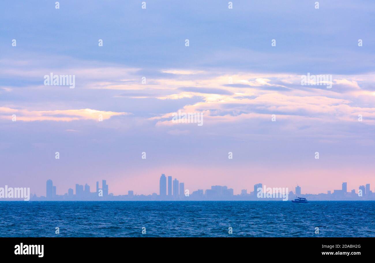 Pattaya cityscape morning light. Thailand Stock Photo - Alamy