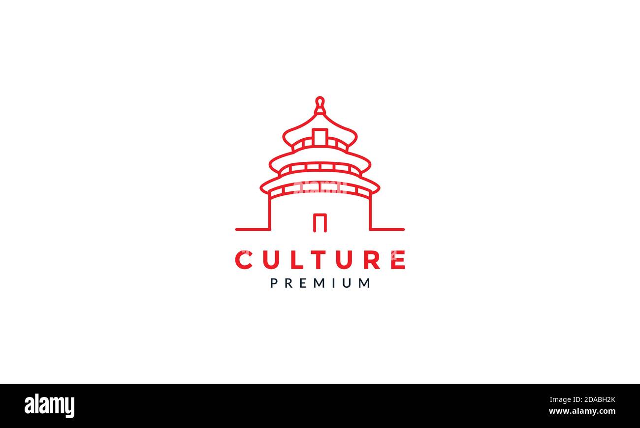 Beijing ancient architecture Stock Vector Images - Alamy