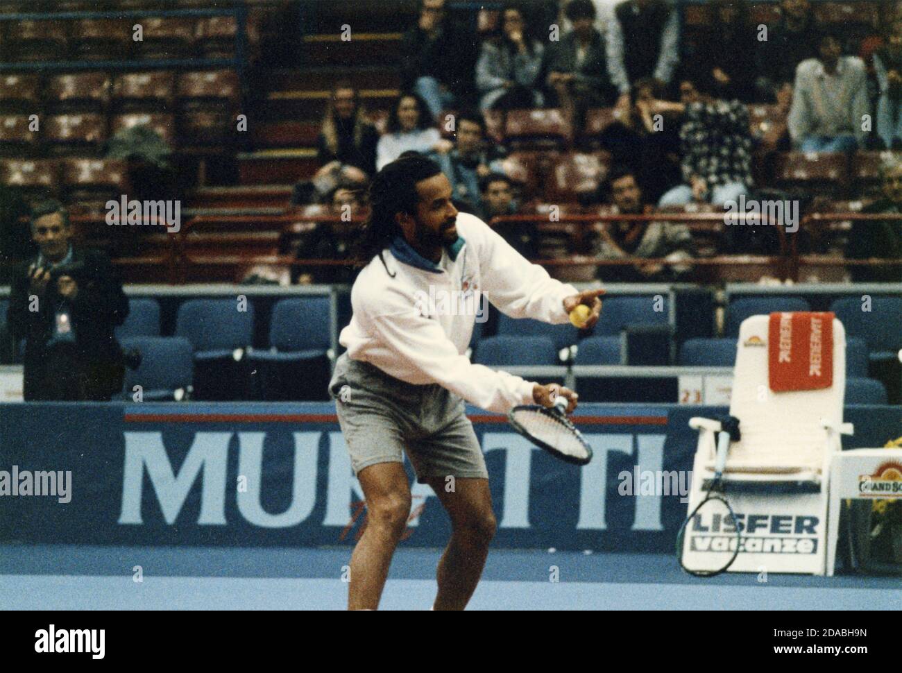 French tennis player Yannick Noah, 1990s Stock Photo - Alamy