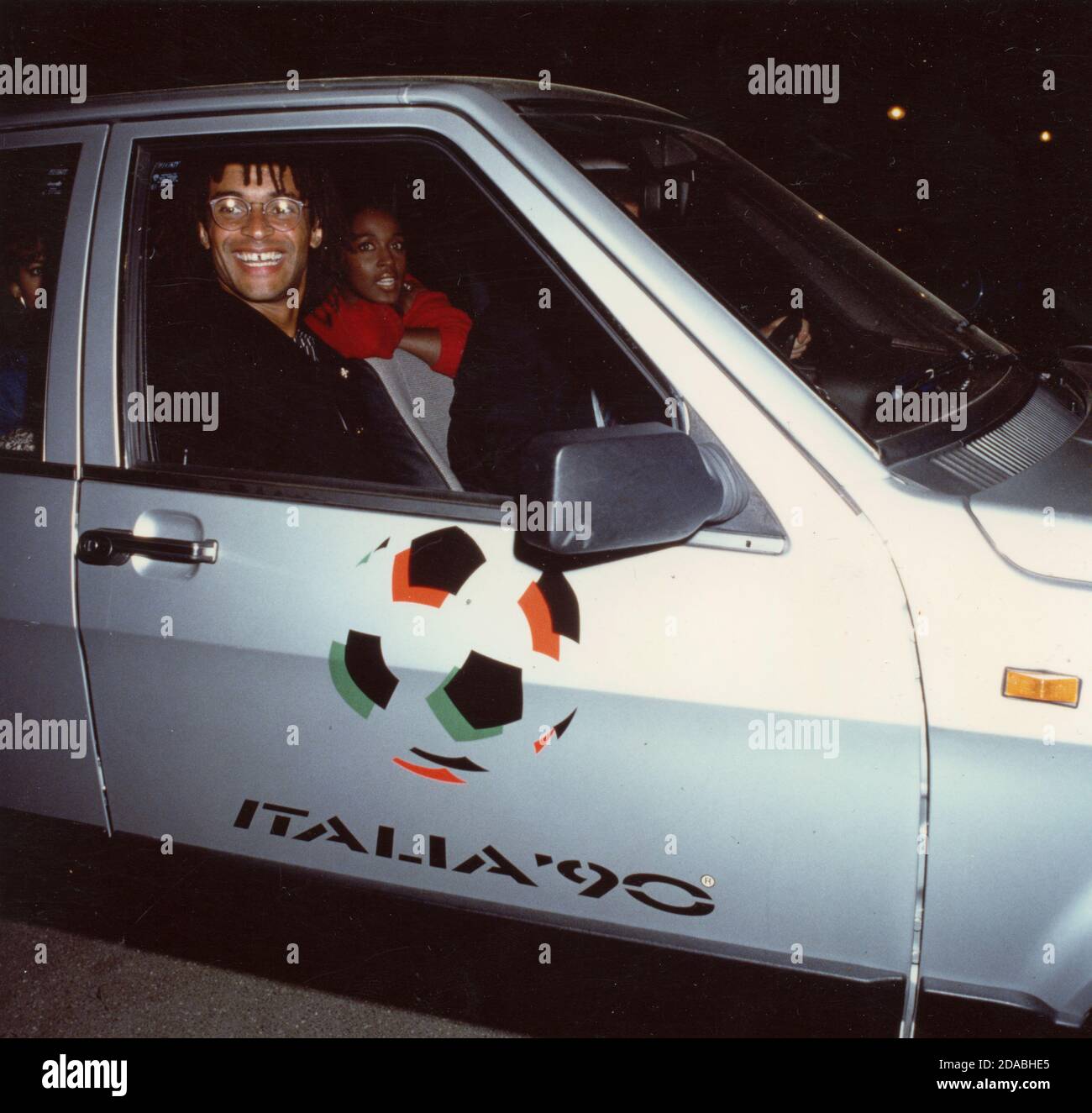French tennis player Yannick Noah, Rome, Italy 1990 Stock Photo - Alamy