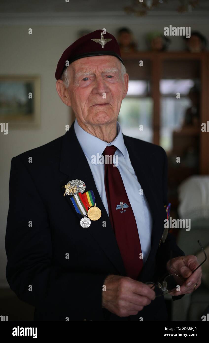 World war ii veteran fred glover before hi-res stock photography and ...