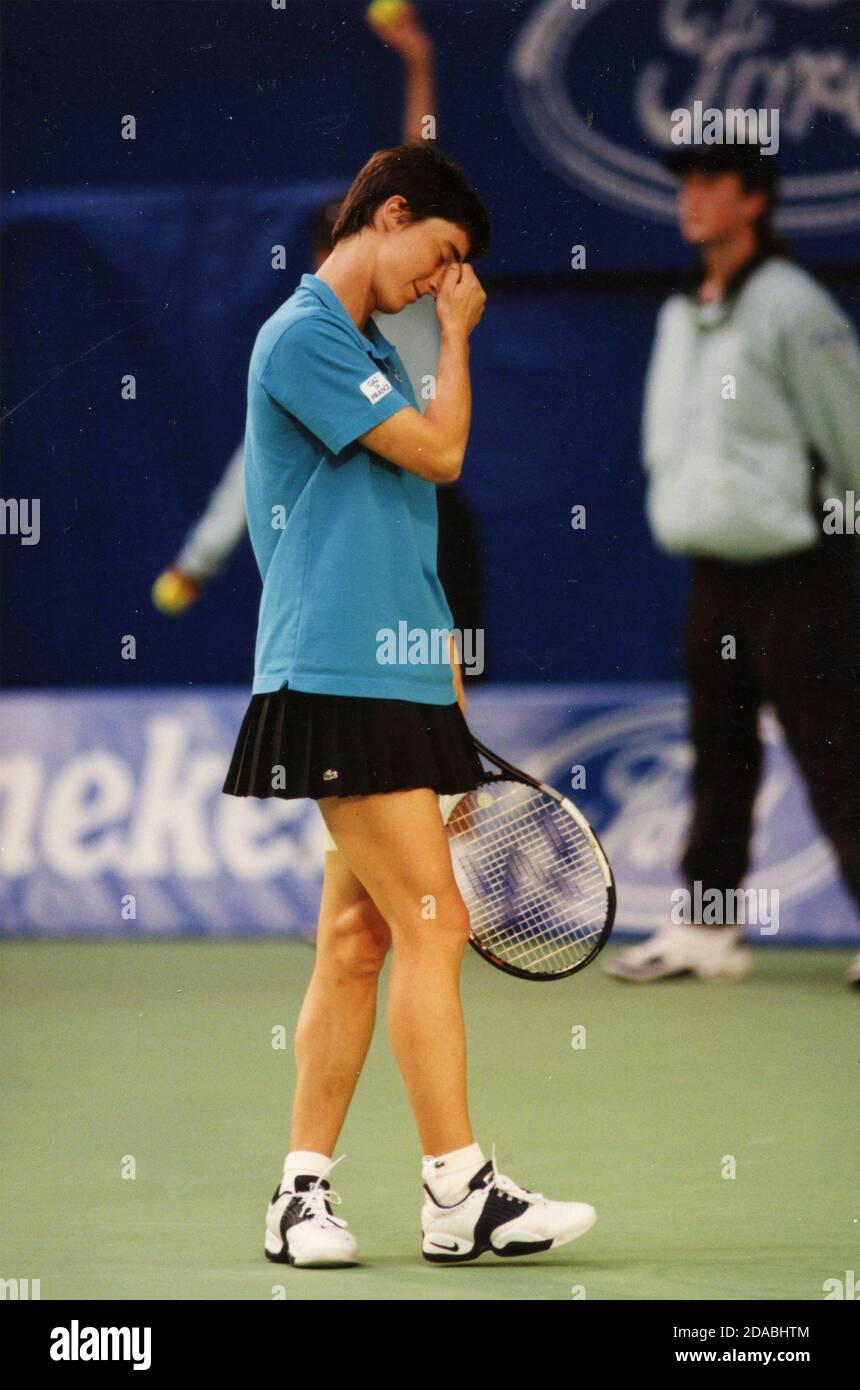 French tennis player Julie Halard-Decugis, Austin Open, USA 2000 Stock ...