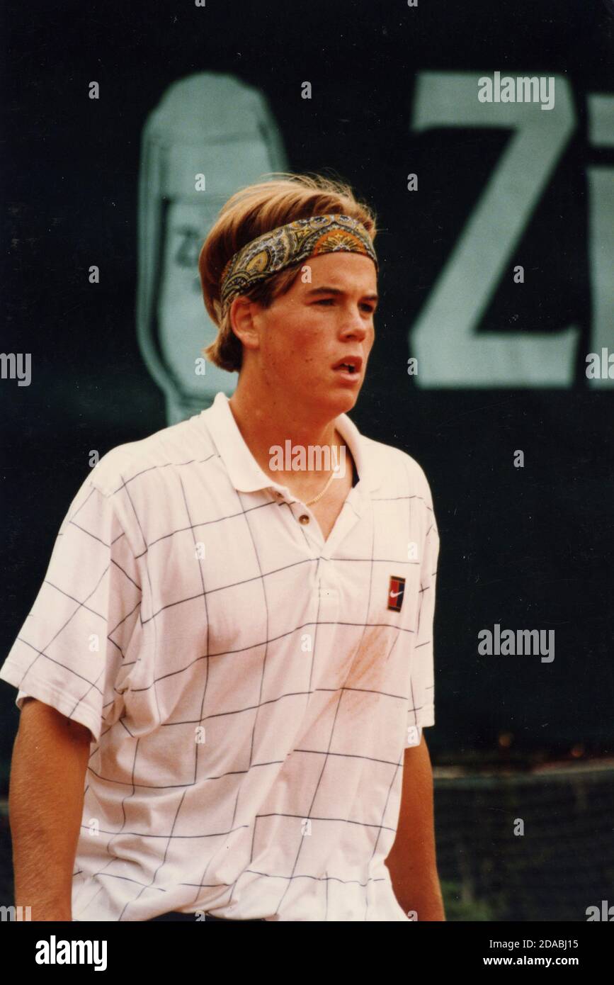 Swedish tennis player Magnus Norman, 1995 Stock Photo - Alamy