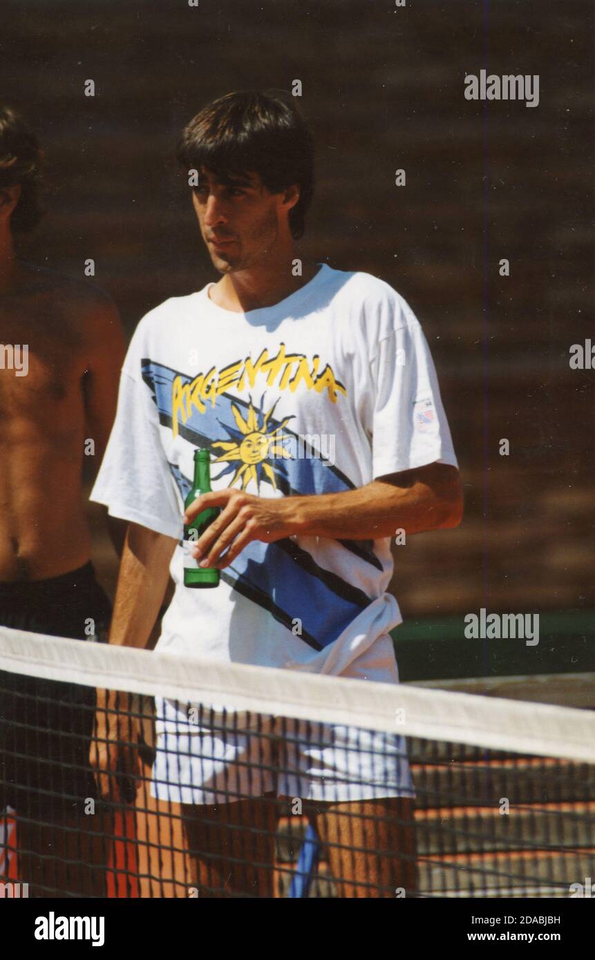 Brazilian tennis player Fernando Meligeni, 1995 Stock Photo - Alamy