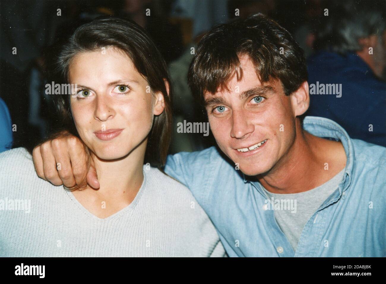 Tennis player Filippo Messori with his girlfriend, 1998 Stock Photo - Alamy
