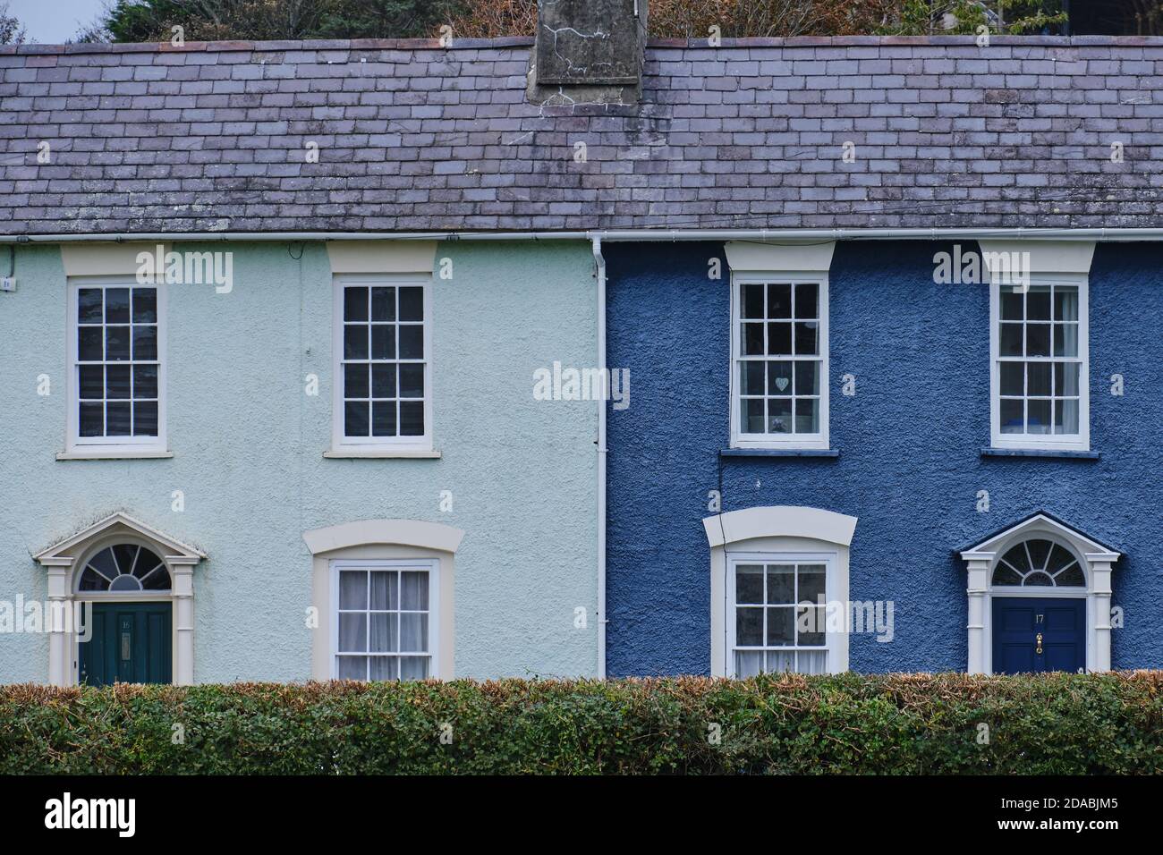 Georgian facade terraced houses in hi-res stock photography and images ...