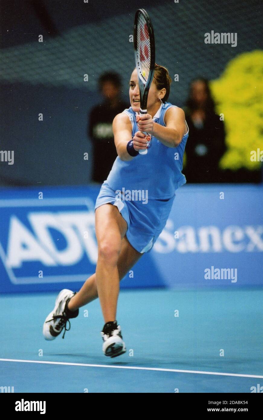 Bulgarian tennis player Magdalena Maleeva, German Open, Munich 2001 ...