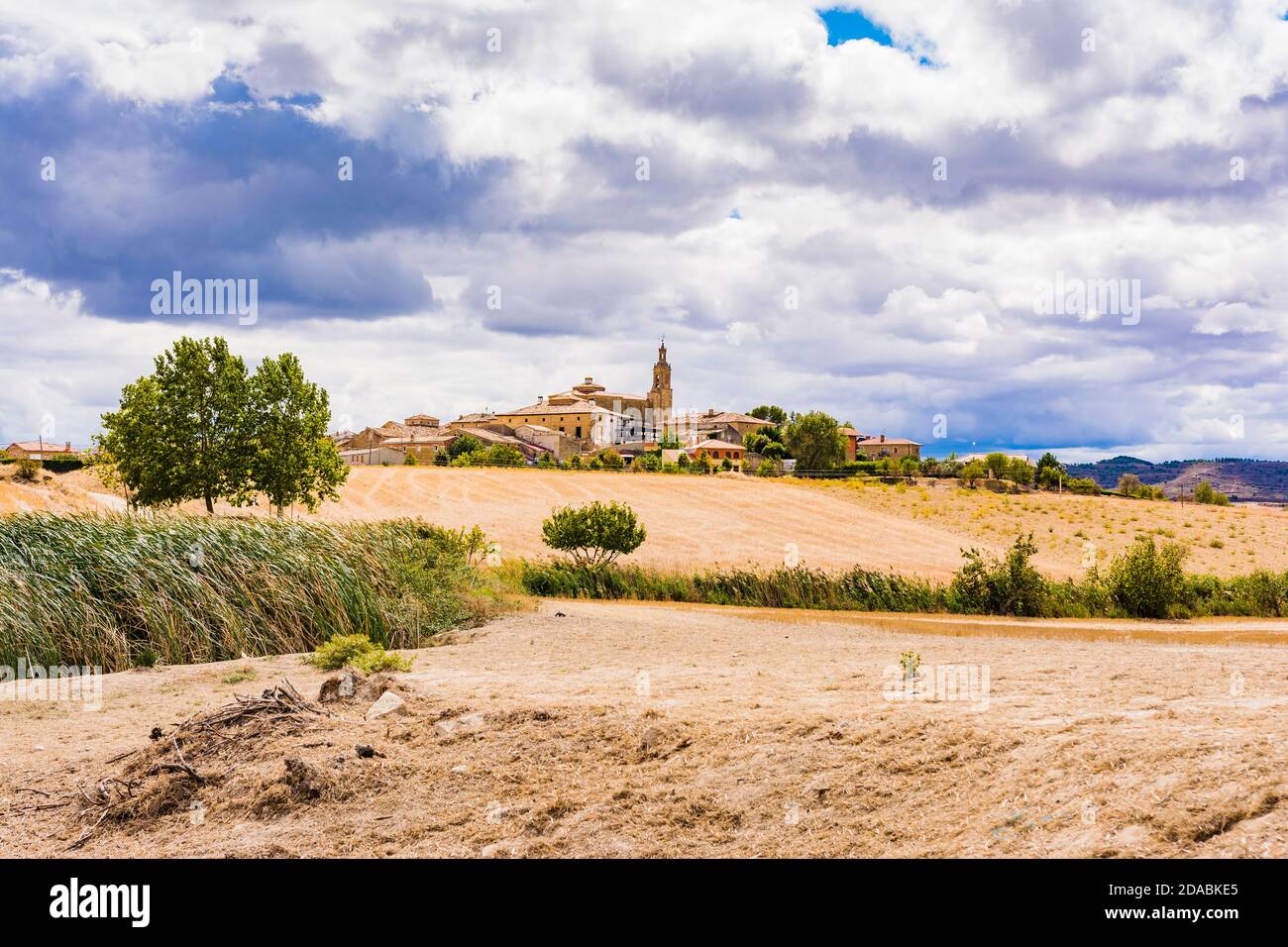 Sansol, French Way, Way of St. James. Navarre, Spain, Europe Stock ...