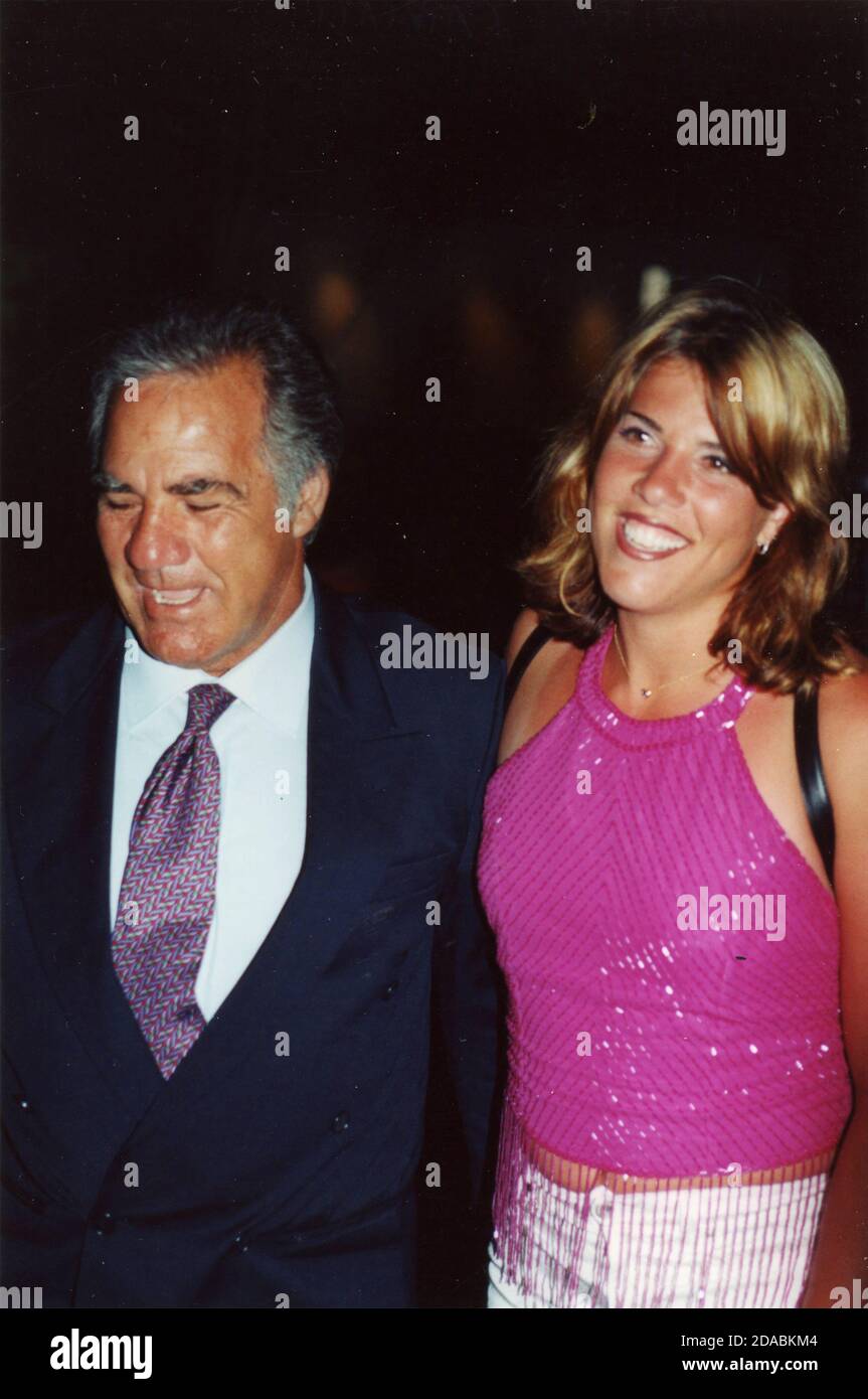 American tennis player Jennifer Capriati with her father Stefano, 1990s ...