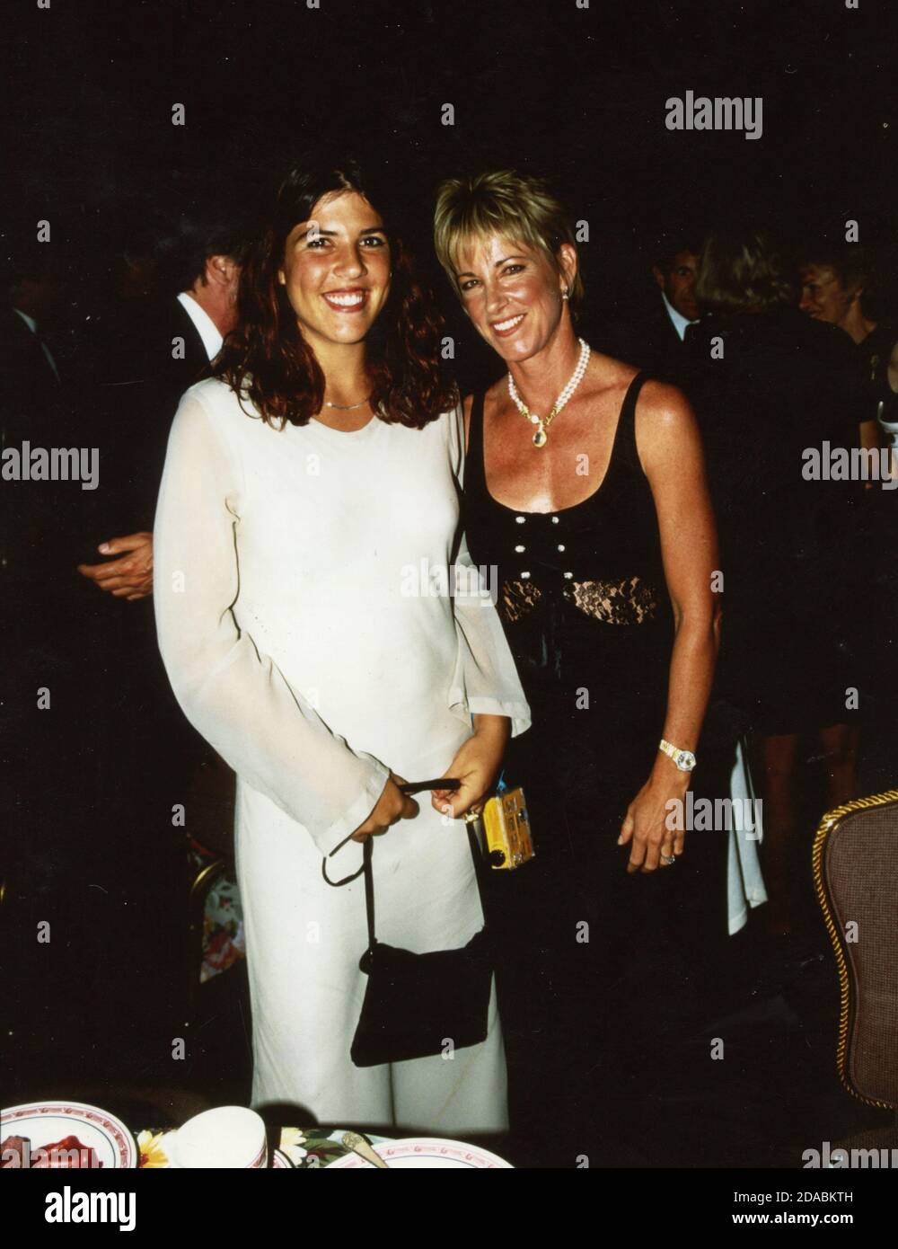 American tennis player Jennifer Capriati with Chris Evert, NY, USA 1995 ...