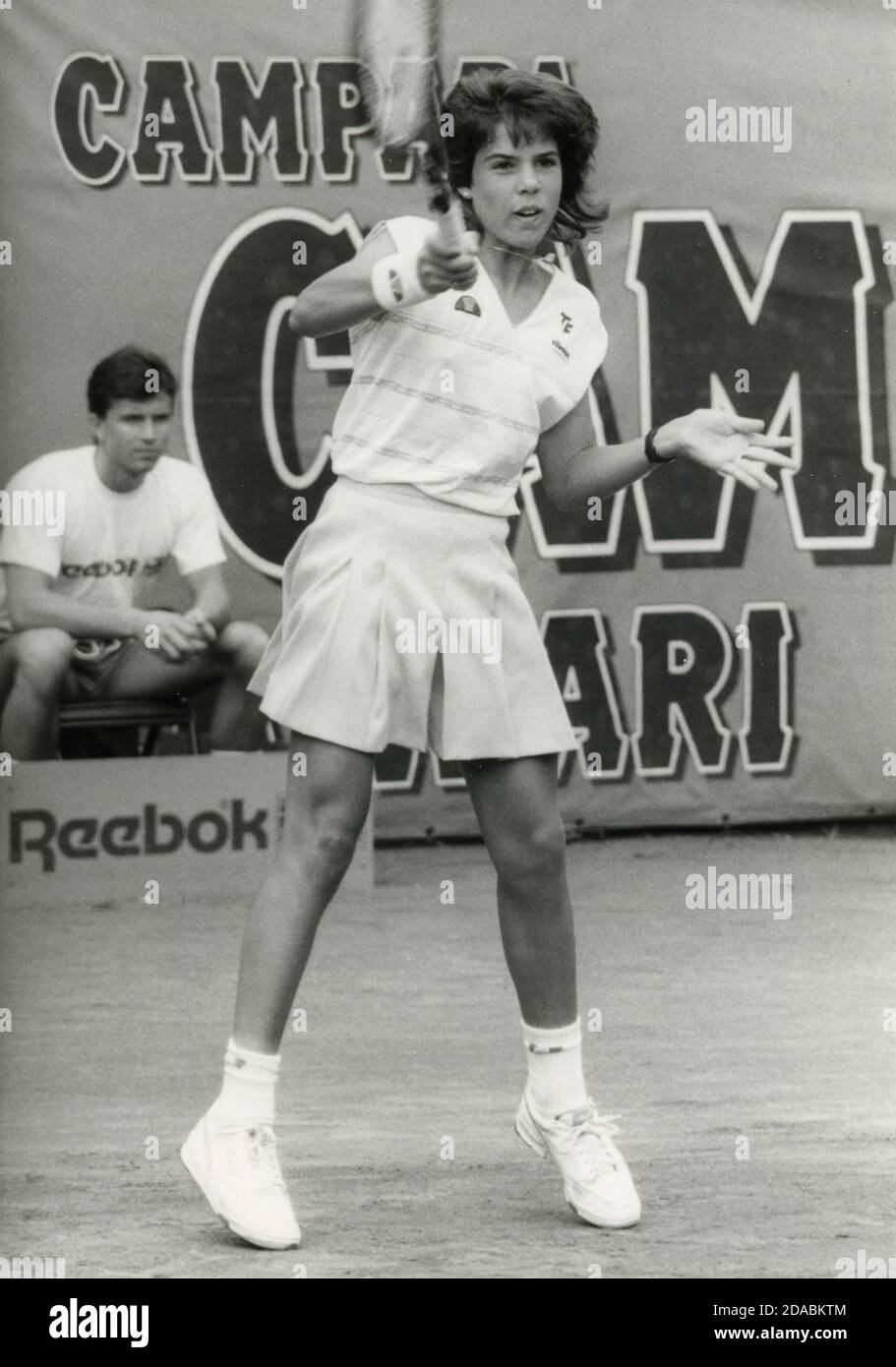 American tennis player Jennifer Capriati, 1988 Stock Photo - Alamy