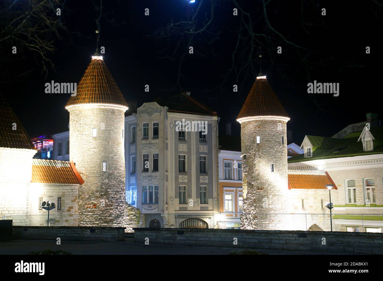 Viru Gate in Tallinn, Estonia Stock Photo - Alamy