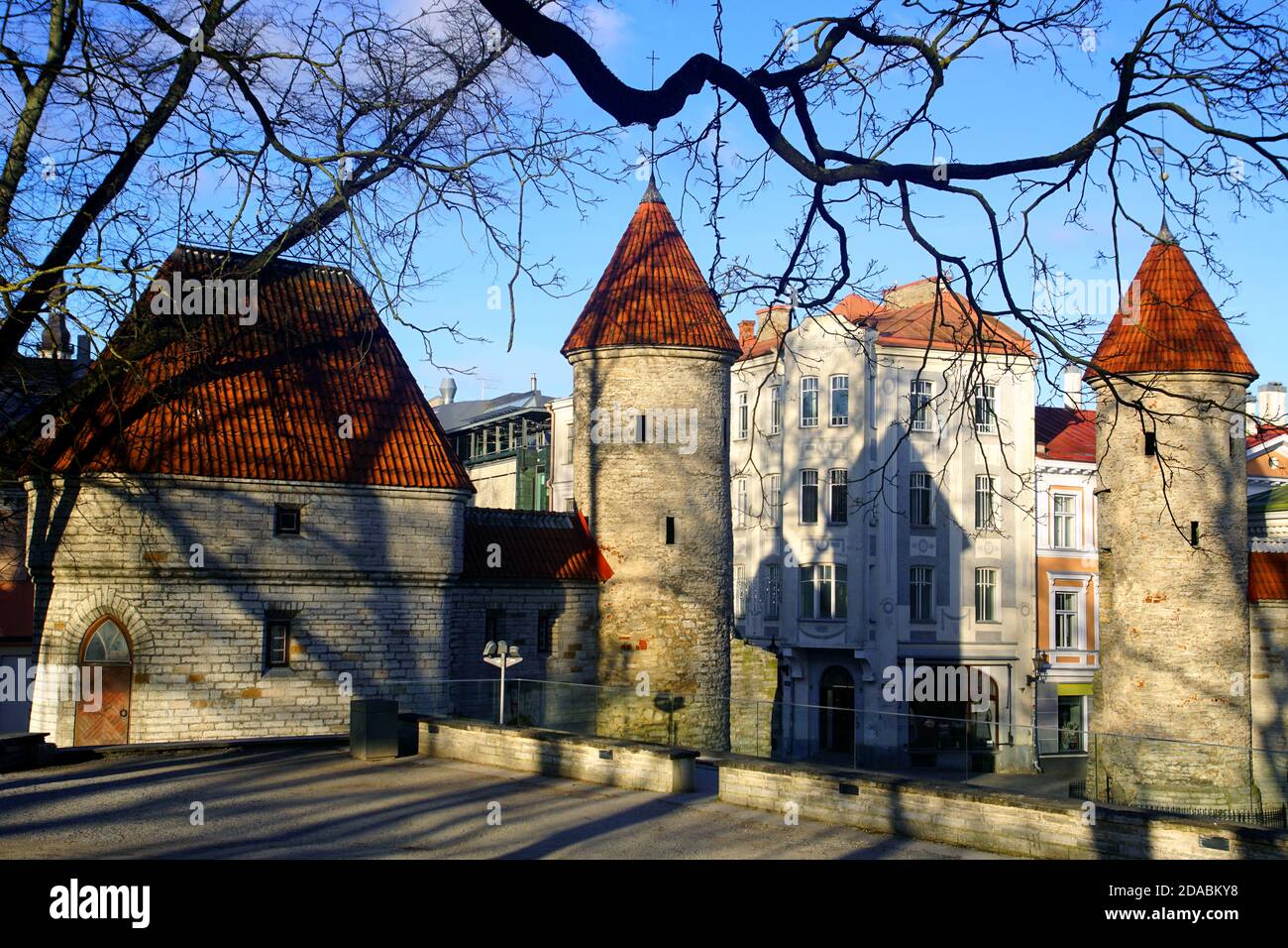 Viru Gate in Tallinn, Estonia Stock Photo - Alamy