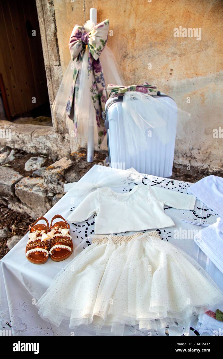 Greek orthodox baptism hi-res stock photography and images - Alamy