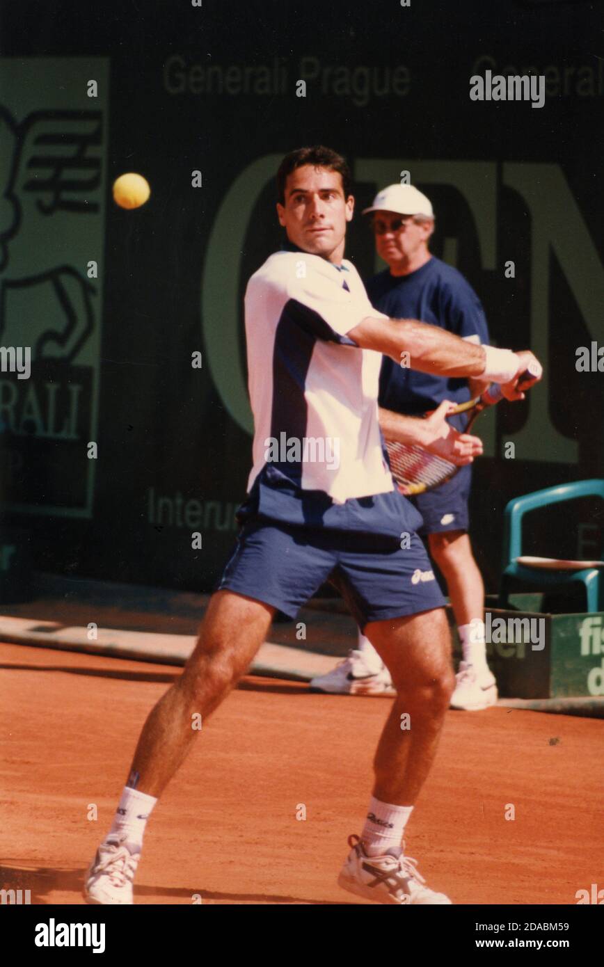 Spanish tennis player Alex Corretja, 1996 Stock Photo - Alamy
