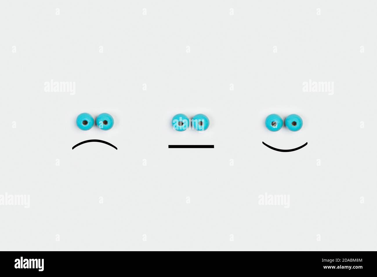 Sad face emoticon made hi-res stock photography and images - Alamy