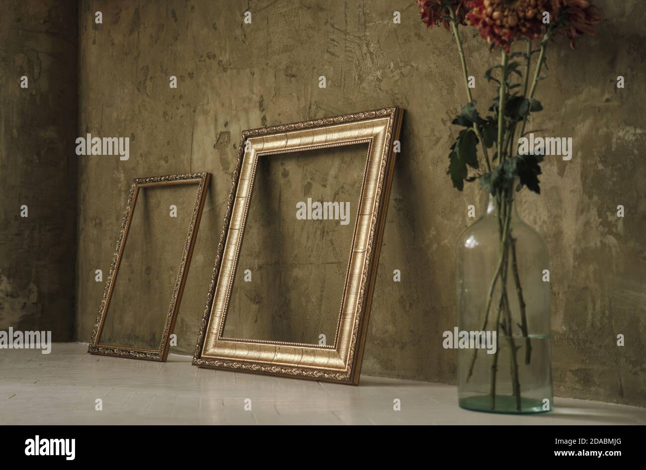 Frames flower hi-res stock photography and images - Alamy