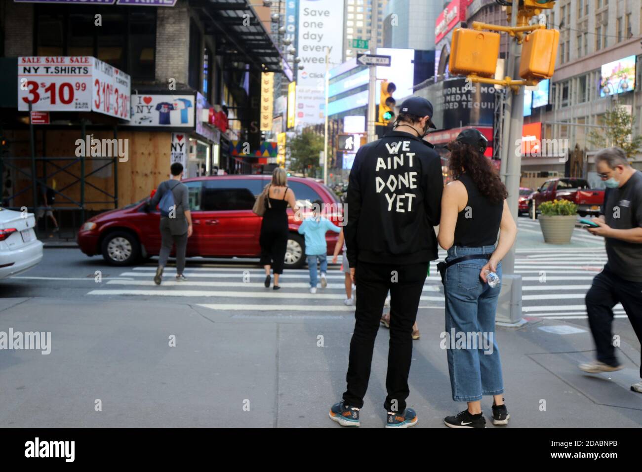 Donald trump billboard times square hi-res stock photography and images ...