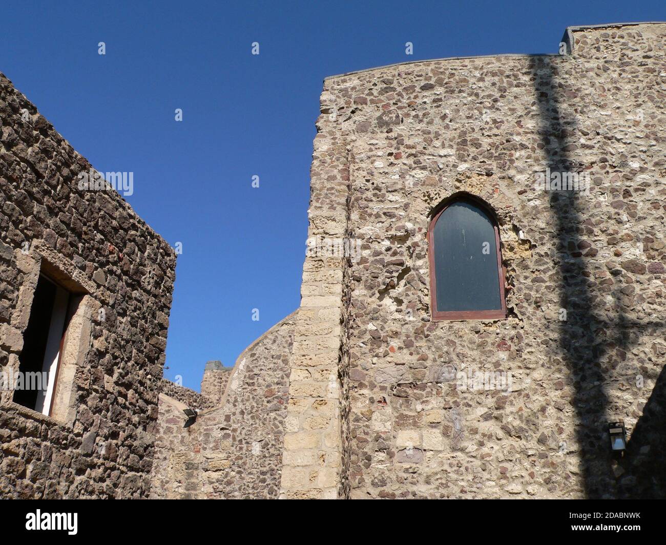 Castelsardo, Sardinia, Italy. The castle built in middle age by Doria ...
