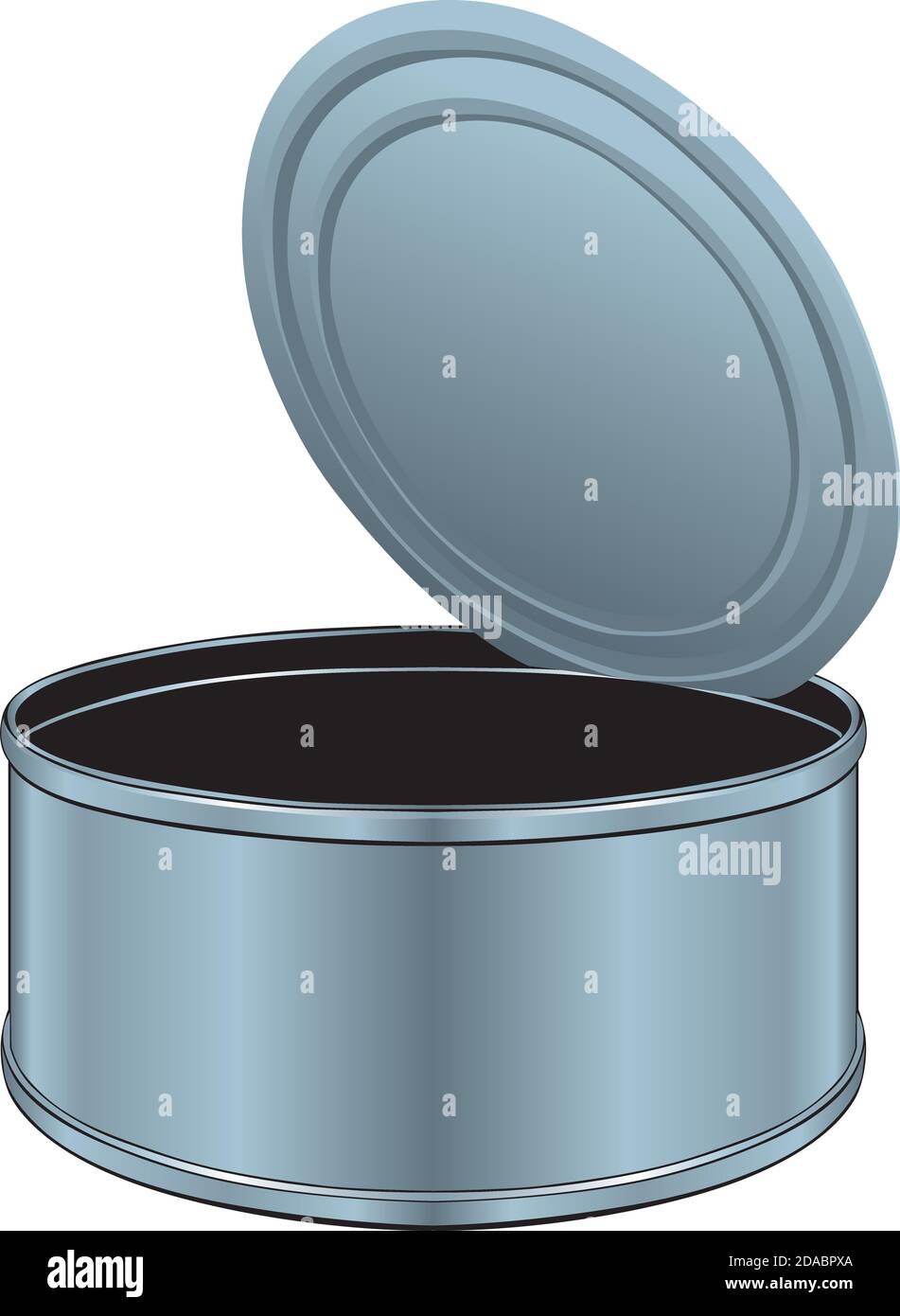 Open bean can Stock Vector Images - Alamy