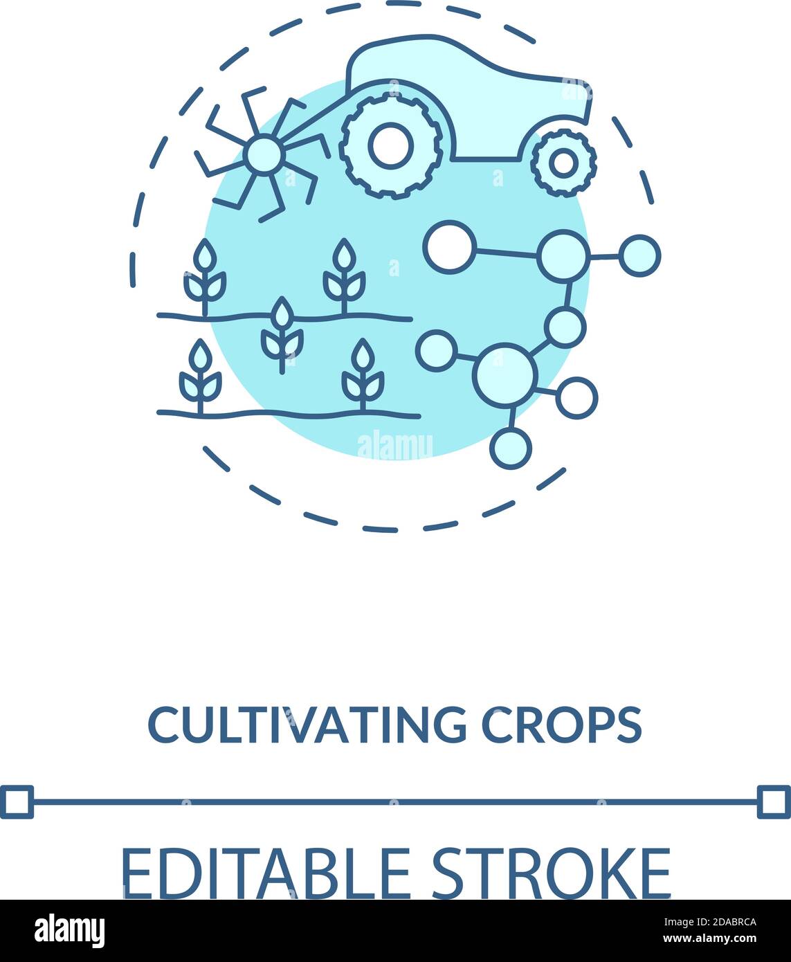 Cultivating crops concept icon Stock Vector Image & Art - Alamy