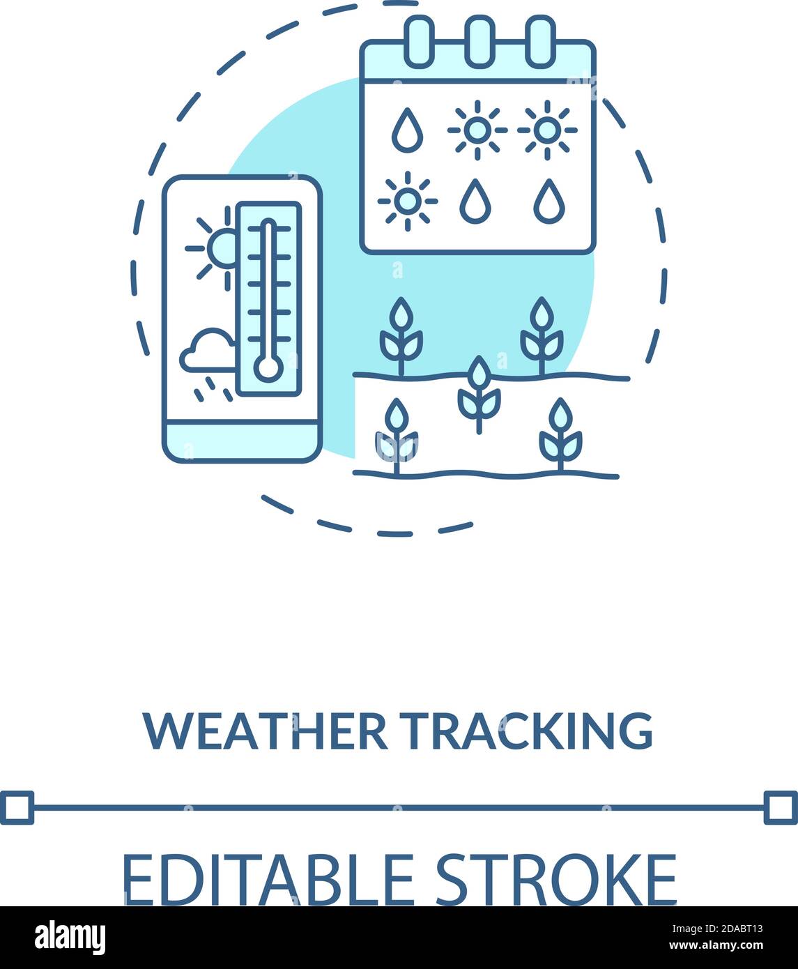 Weather tracking concept icon Stock Vector Image & Art - Alamy
