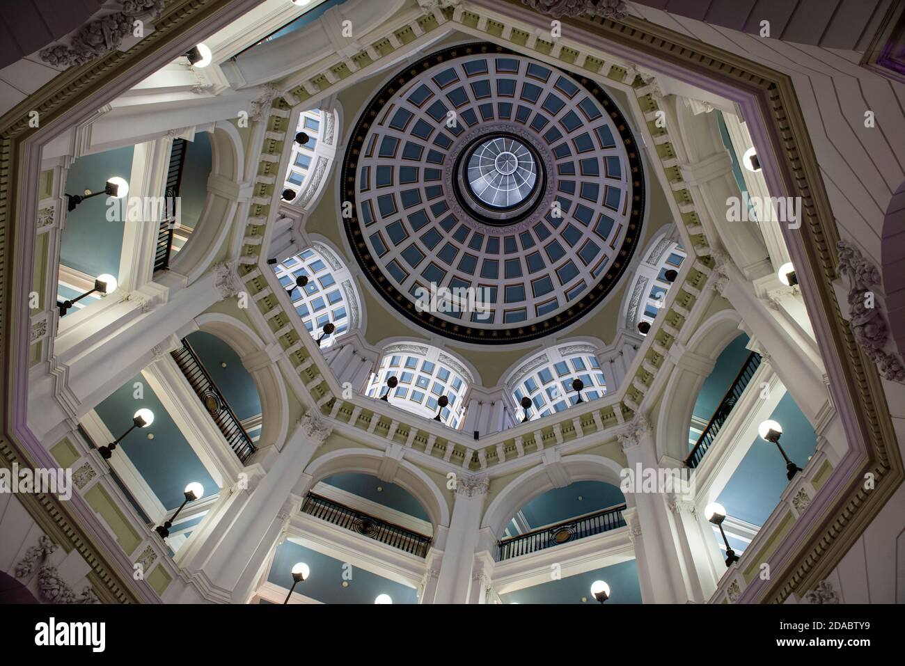 Inside The Port of Liverpool Building is in the Edwardian Baroque style ...