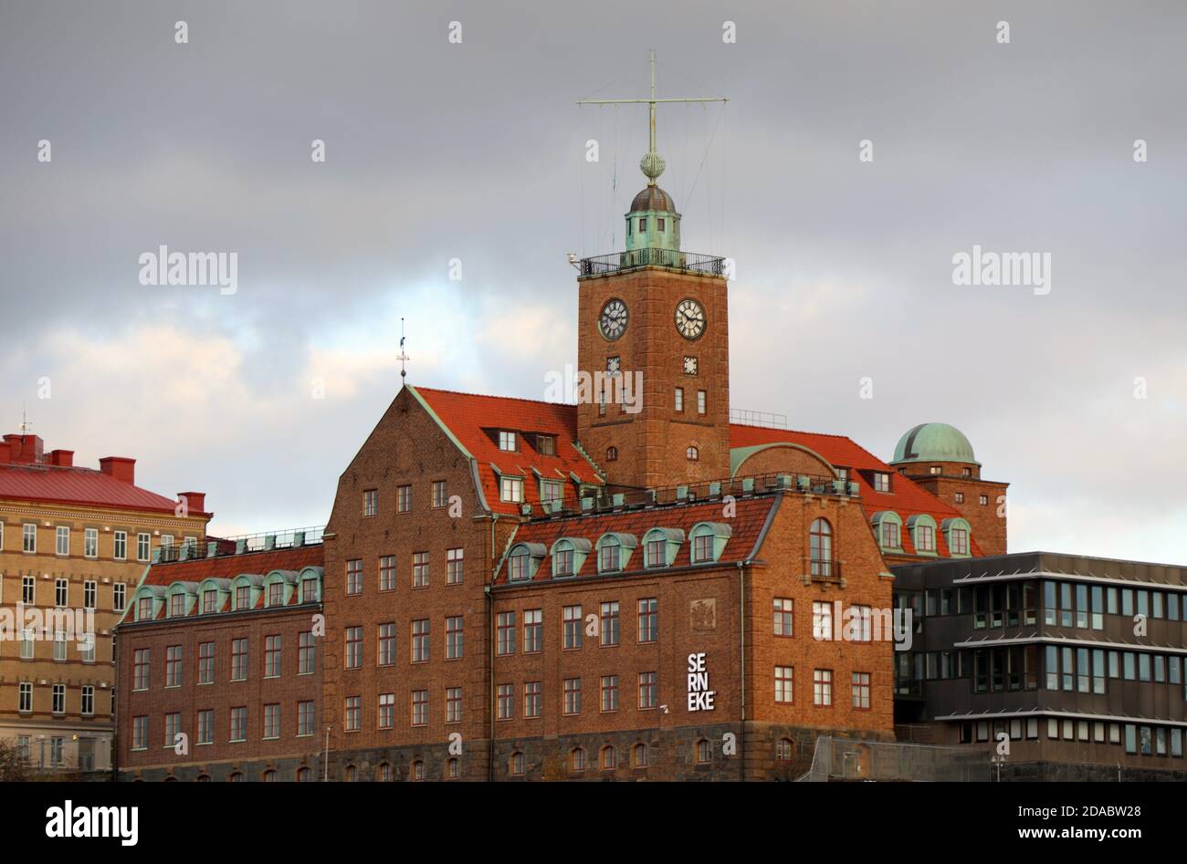Heritage architecture in the city centre of Gothenburg in Sweden Stock ...