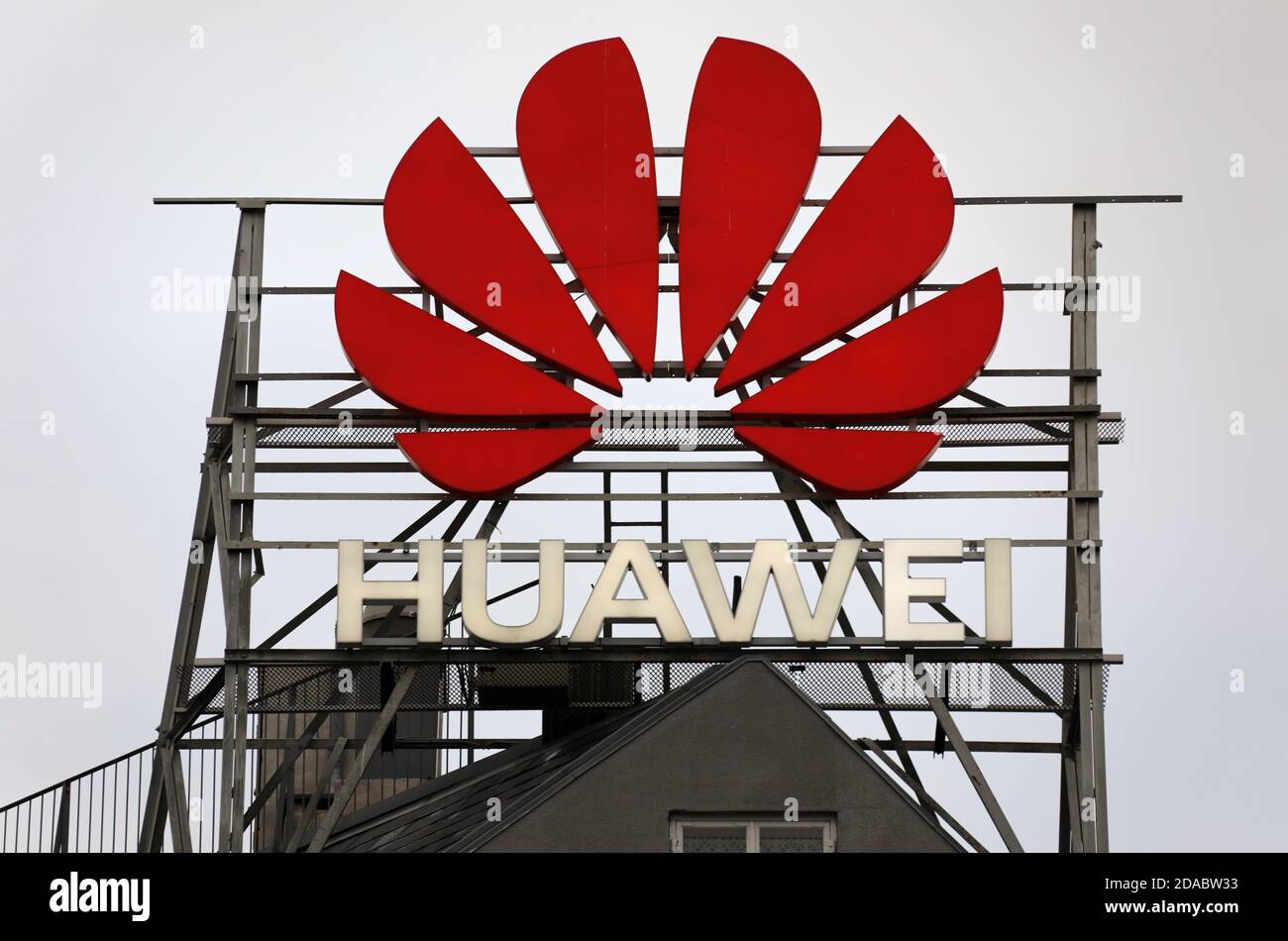 HUAWEI sign at Copenhagen in Denmark Stock Photo - Alamy