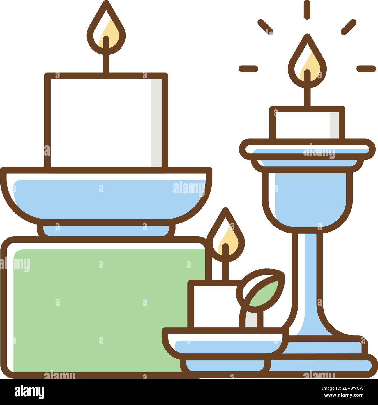 Place candle Cut Out Stock Images & Pictures - Alamy