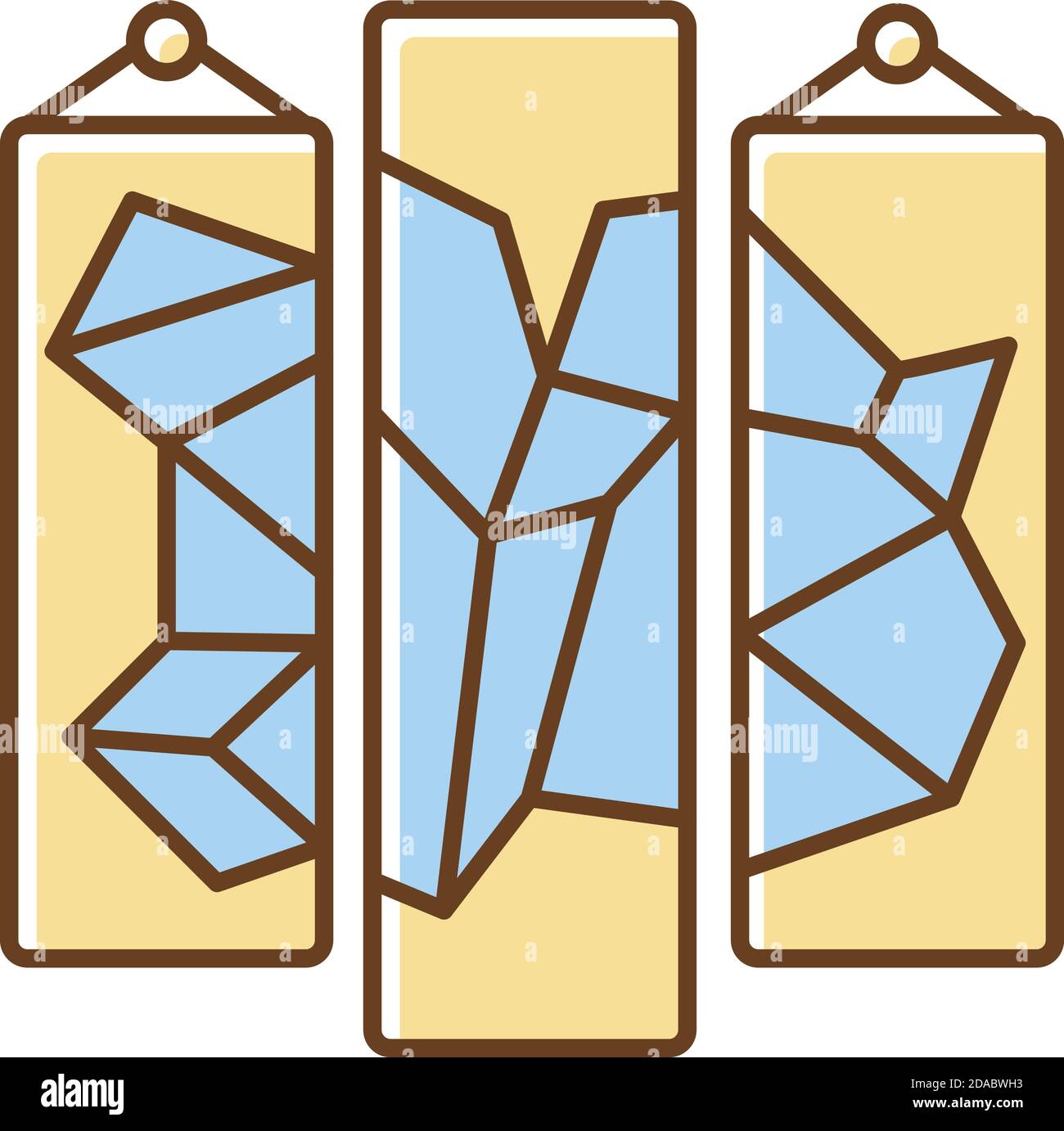 Wall art RGB color icon Stock Vector Image & Art - Alamy