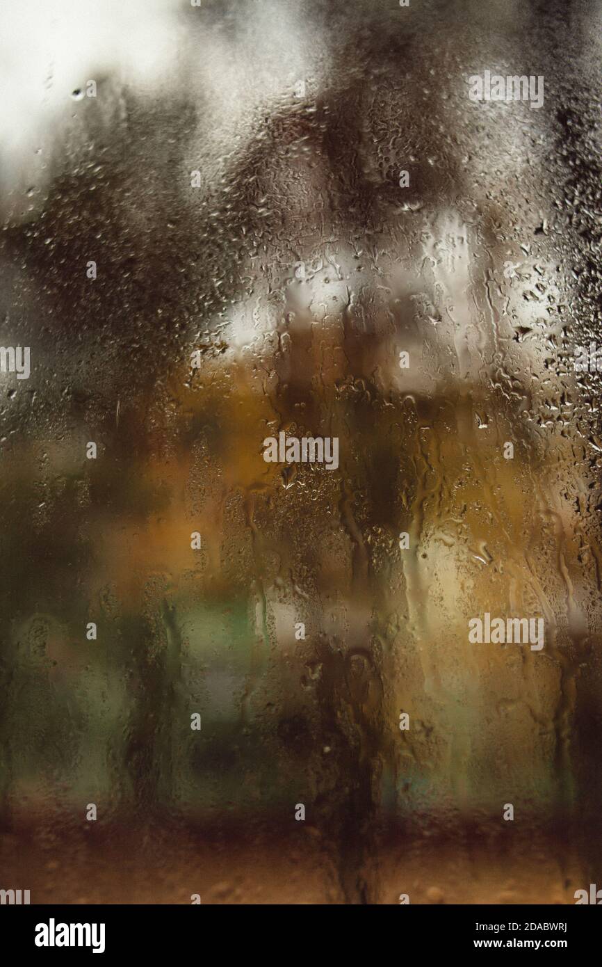 Street light reflection after rain at night hi-res stock photography ...