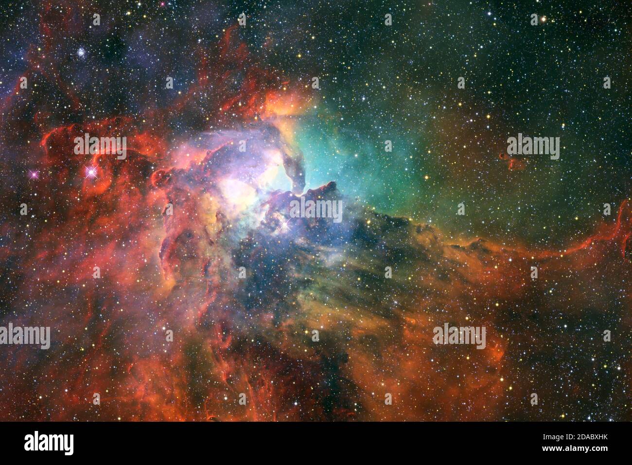 Cluster of stars. Starfield. Nebula. Elements of this image furnished ...