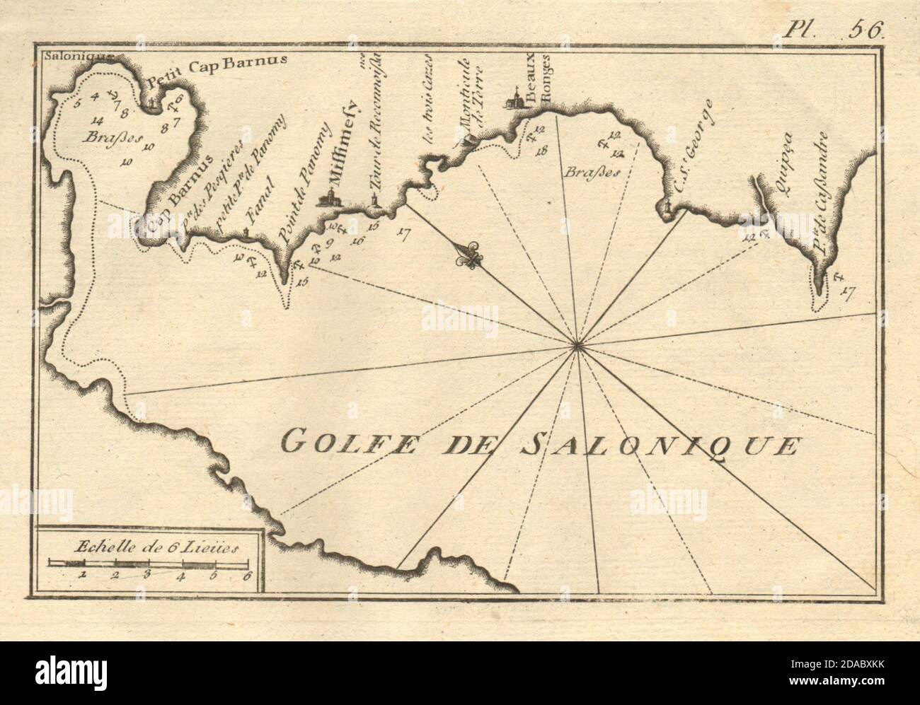 Golfe de Salonique. Thermaic Gulf of Salonika. Thessaloniki Greece ROUX ...