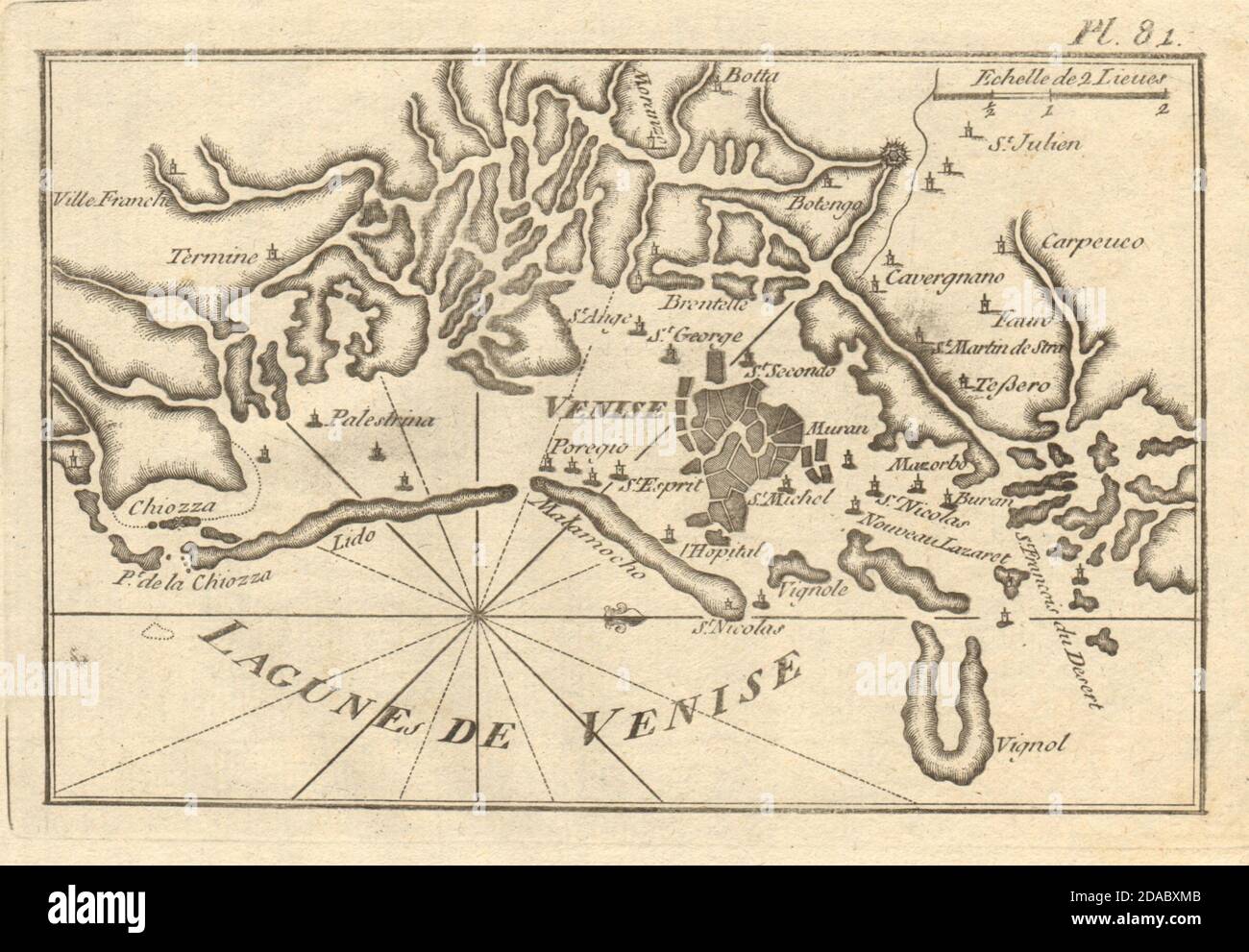 Lagune de Venise. Venice & the Venetian Lagoon. Chioggia. Italy. ROUX ...