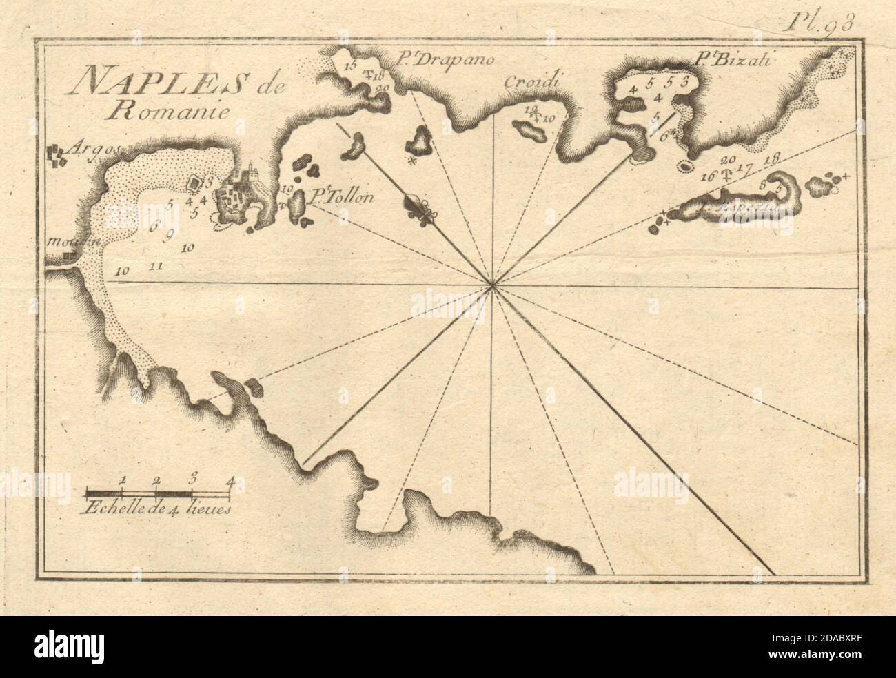 Map of the gulf of naples hi-res stock photography and images - Alamy