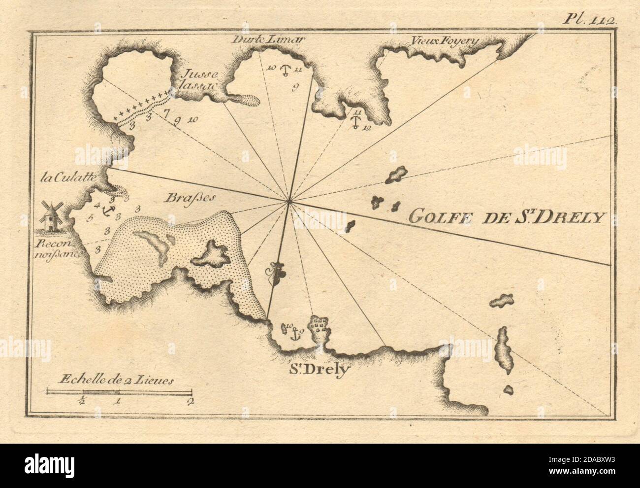 Golphe de St. Drely. Candarli Gulf & Aliaga Bay near Izmir. Turkey ROUX ...