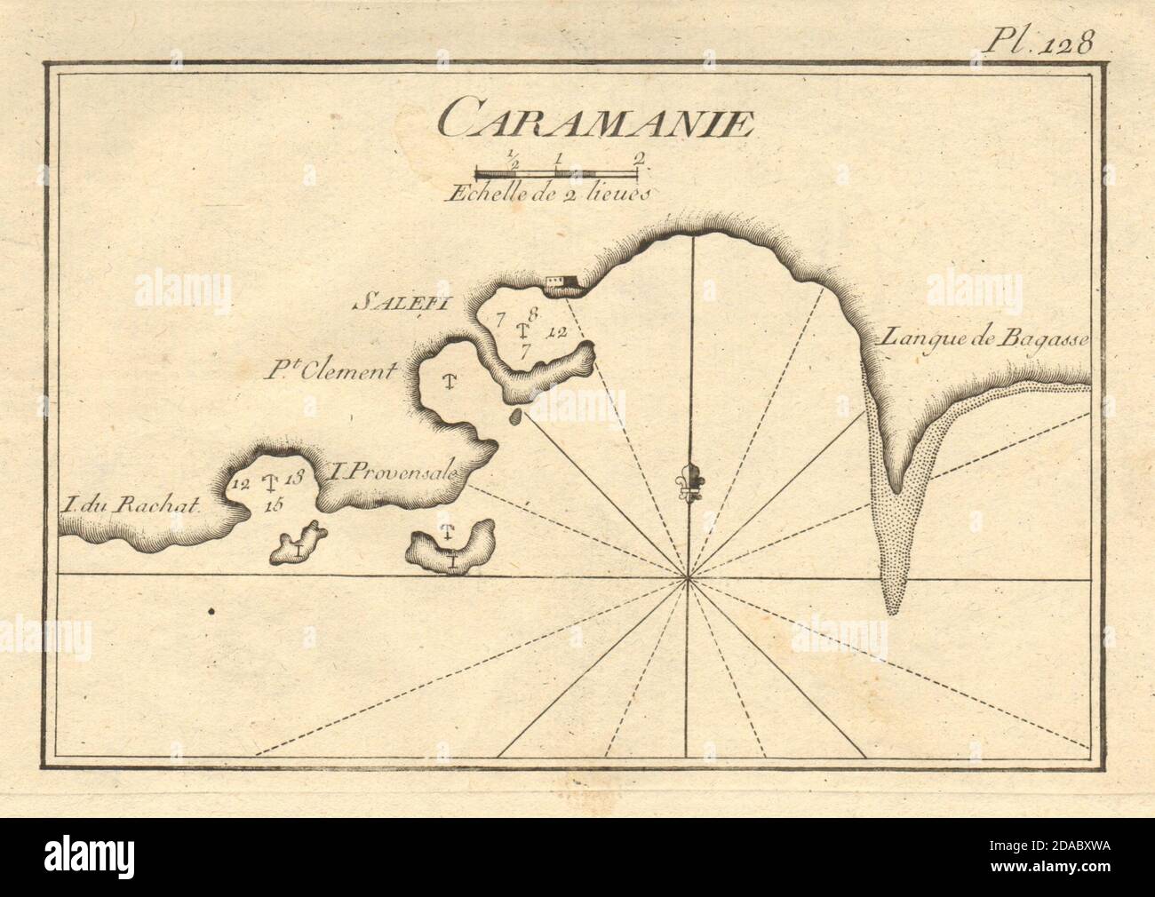 Salefi, Caramanie. Silifke coast, Mersin province, Turkey. ROUX 1804 ...